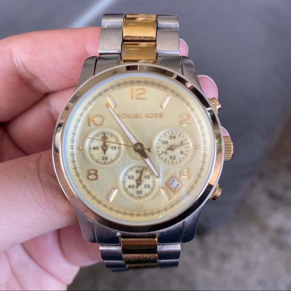 Michael Kors | Accessories | Michael Kors Gold And Silver Watch | Poshmark